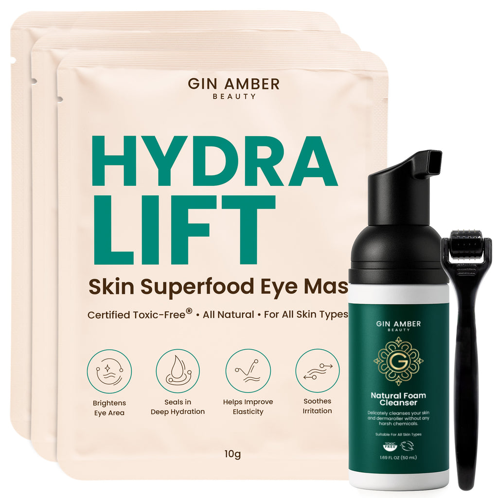Eye Care Kit - Crow's Feet, Dark Circles, Eyebags – Gin Amber Beauty
